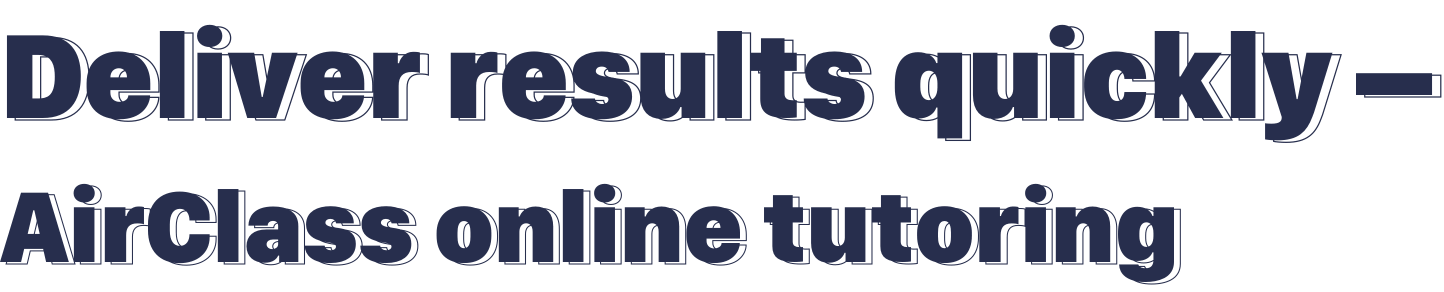 Online Tutoring - Choose from the BEST TUTORS | AirClass 1ON1